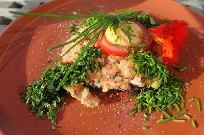 Matjes-Tatar Mittagessen-Rezept für Intervallfasten.